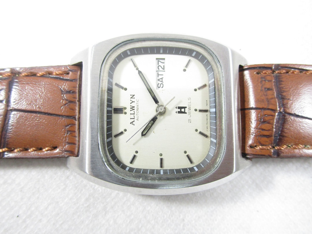 Original ALLWYN 21 Jewels Automatic Day-date Japanese Wrist Gent's ...