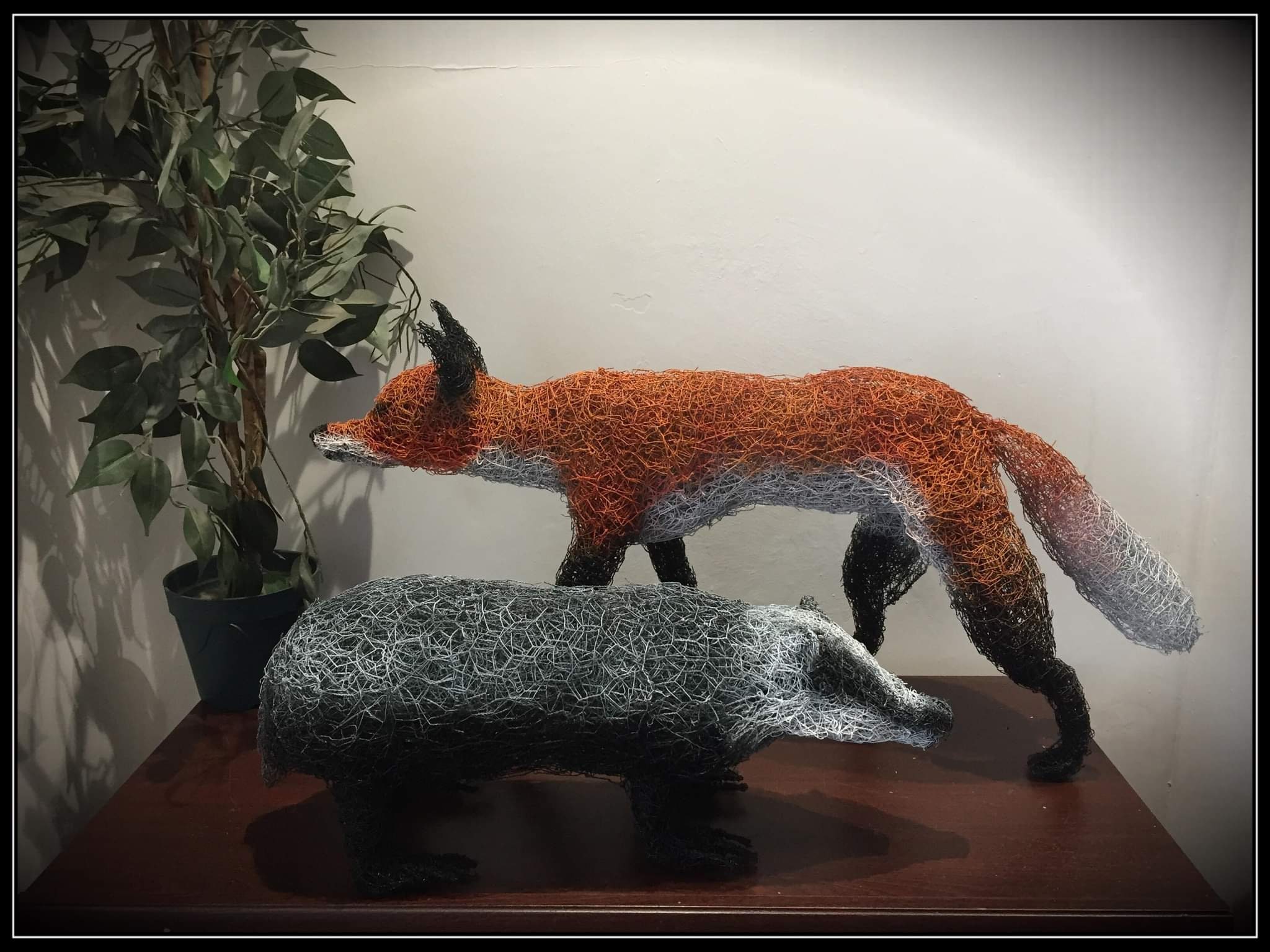 Handmade Life Size Wire Fox - Etsy