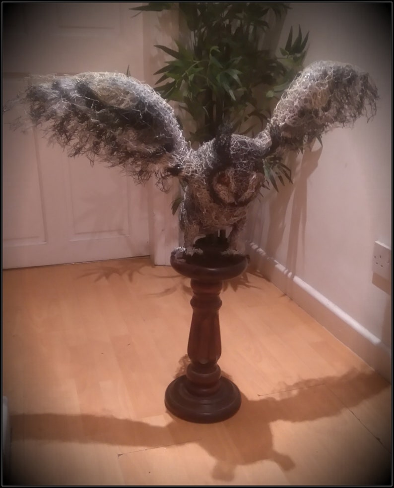 Life Size Owl Wire Sculpture - Etsy