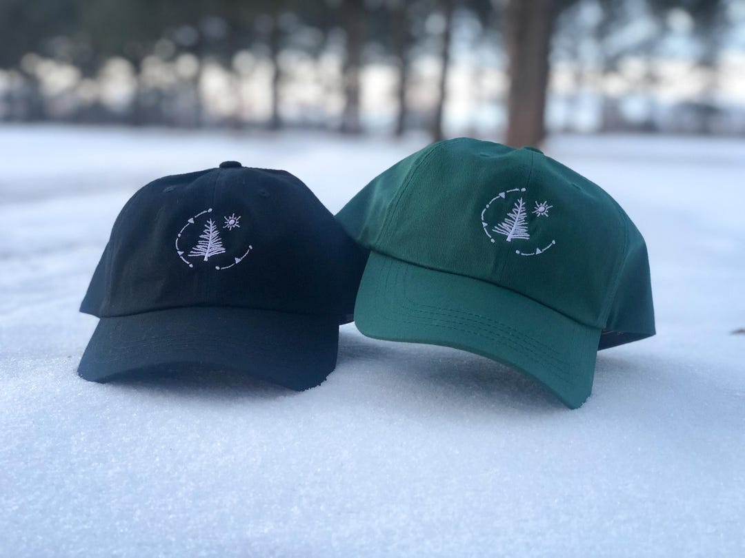 PINE TREE CAP Embroidered Tree, Colors of the Prairie Logo - Etsy