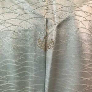 Kimono / Tsukesage / Silk Kimono / Ice Blue / Kimono Robe / Vintage ...