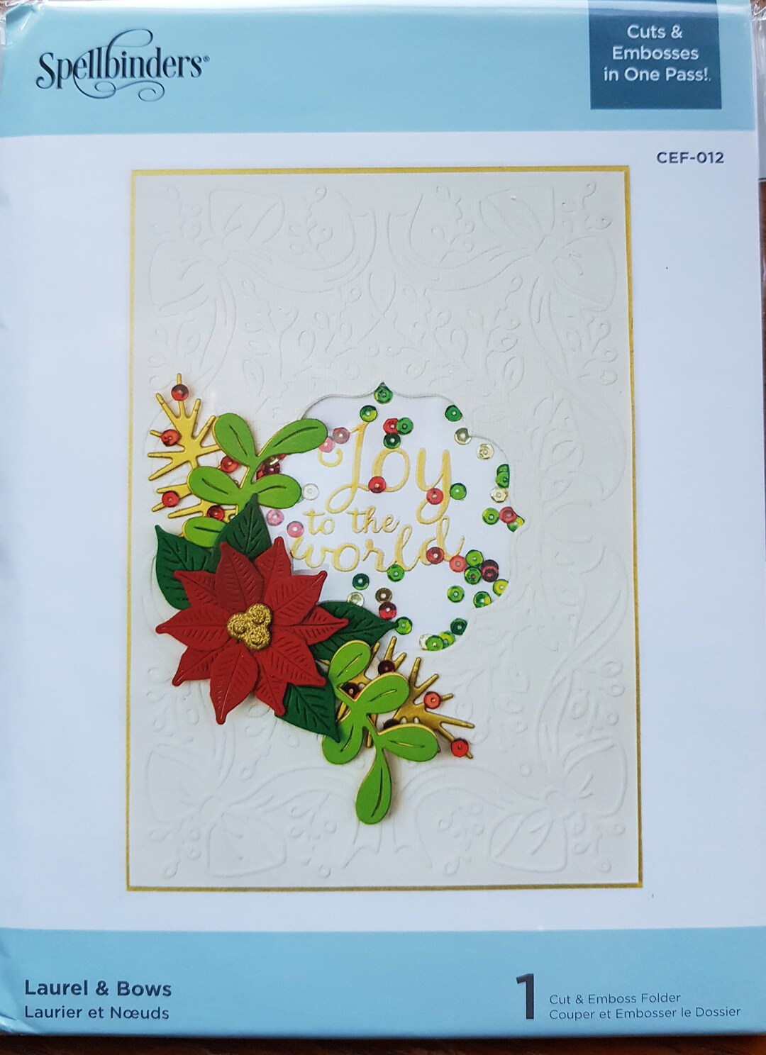 Spellbinders Cut and Emboss in One Step - Laurel & Bows - Etsy