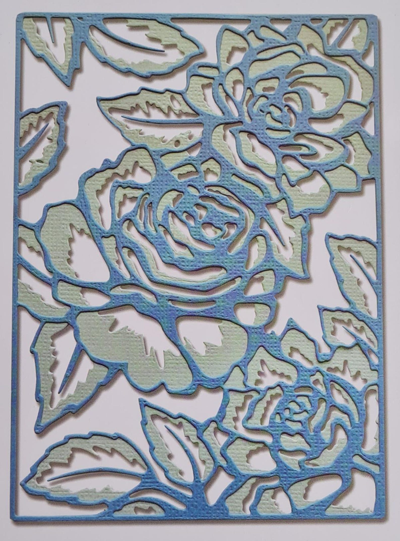 Sizzix Thinlits Floral Lattice Roses Dies Background - Etsy