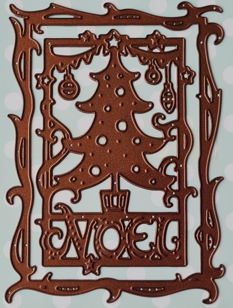 Christmas Tree and Frame Papercuts Die 2 Creative Expressions Dies - Etsy