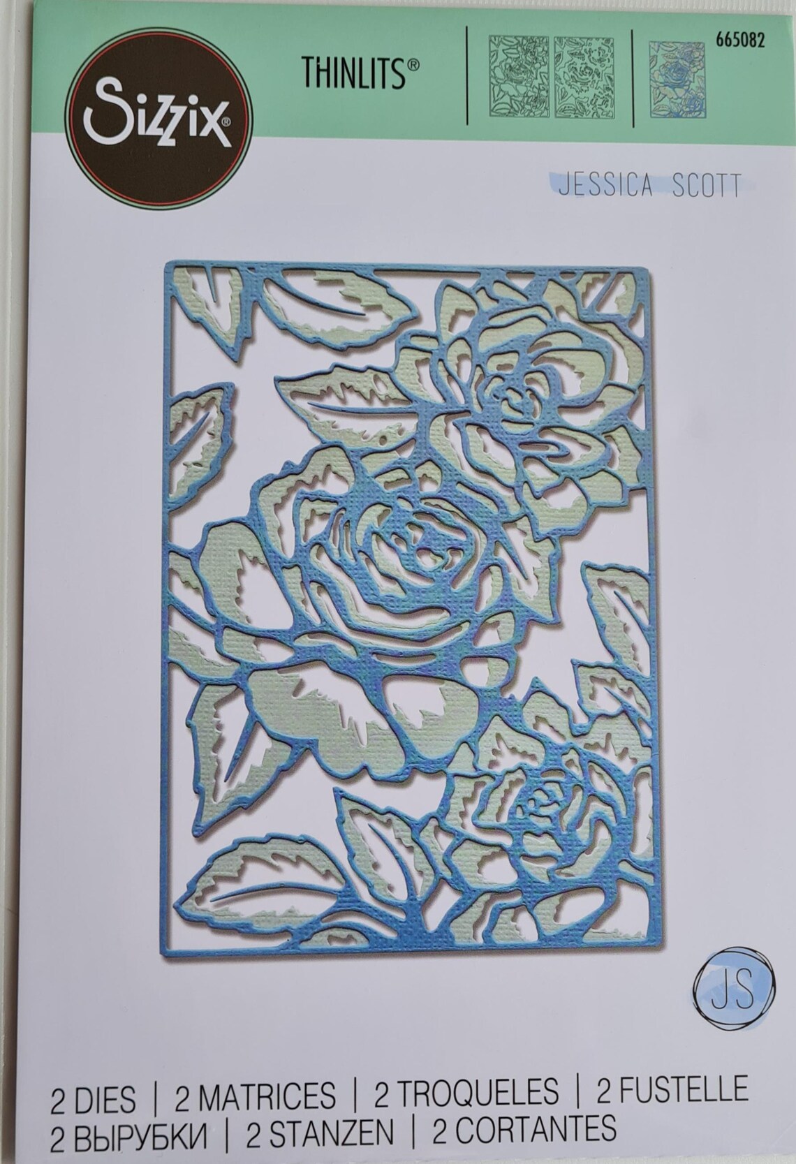 Sizzix Thinlits Floral Lattice Roses Dies Background - Etsy