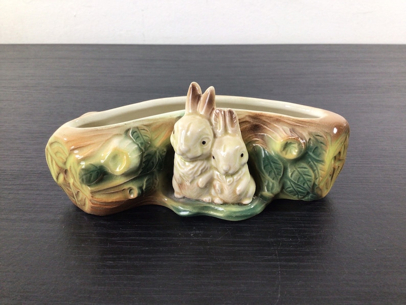 Vintage 1950's Hornsea Pottery Small Posy Bud Vase With Rabbits - Etsy