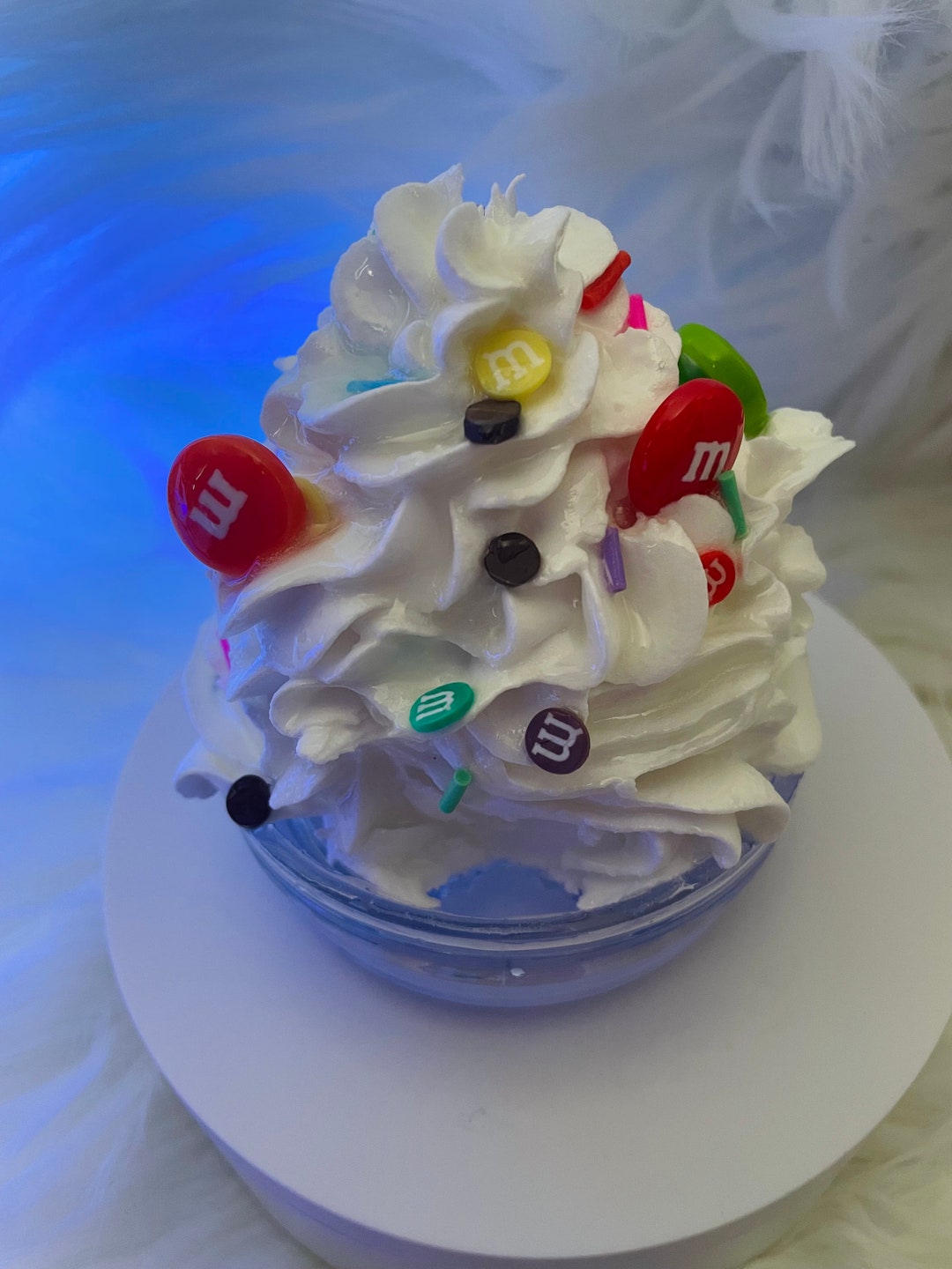 M Candy Whipped Cream Lid Topper for 20 Oz Skinny Tumblers - Etsy