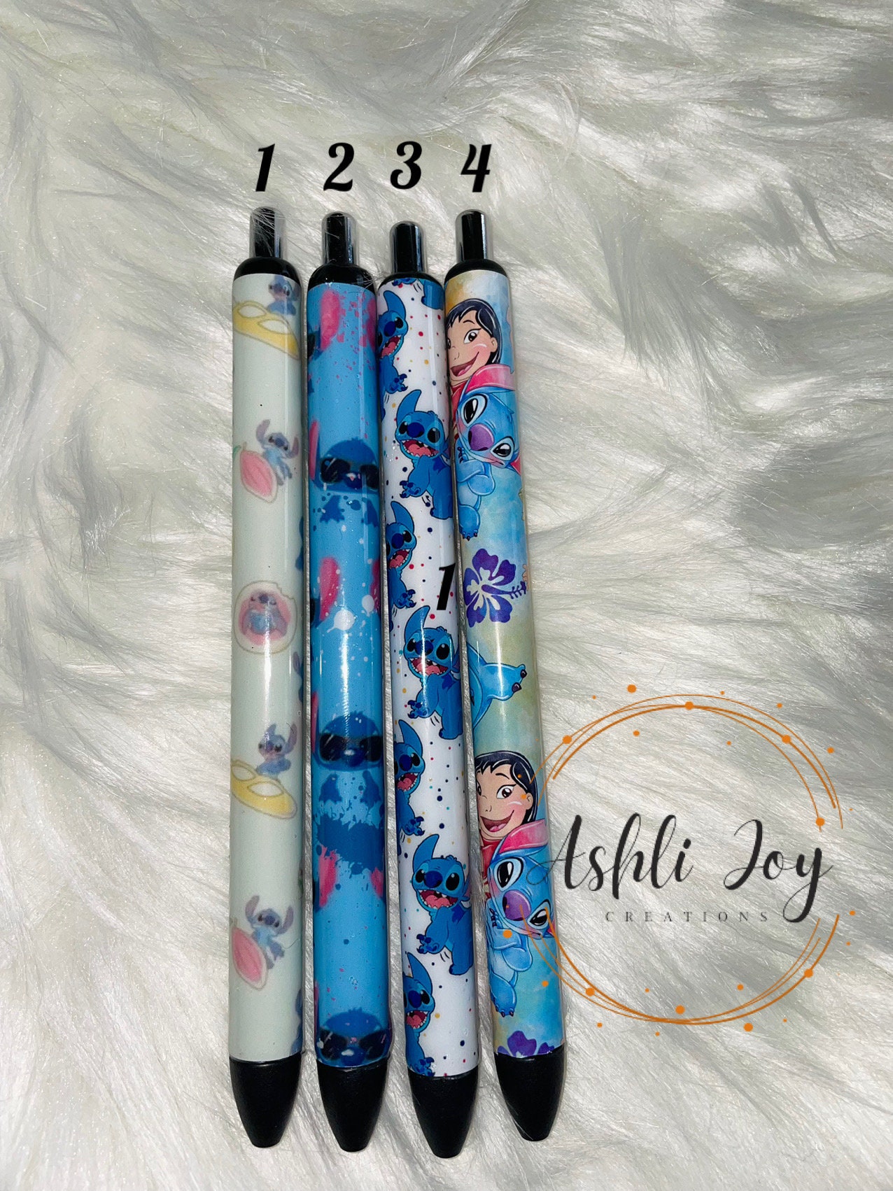 Lilo and Stitch Gel Pen Character Pens Cartoon Pens Glitter - Etsy