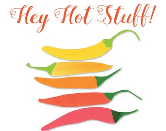 PRINTABLE Hey Hot Stuff Greeting Card Valentine's Day - Etsy