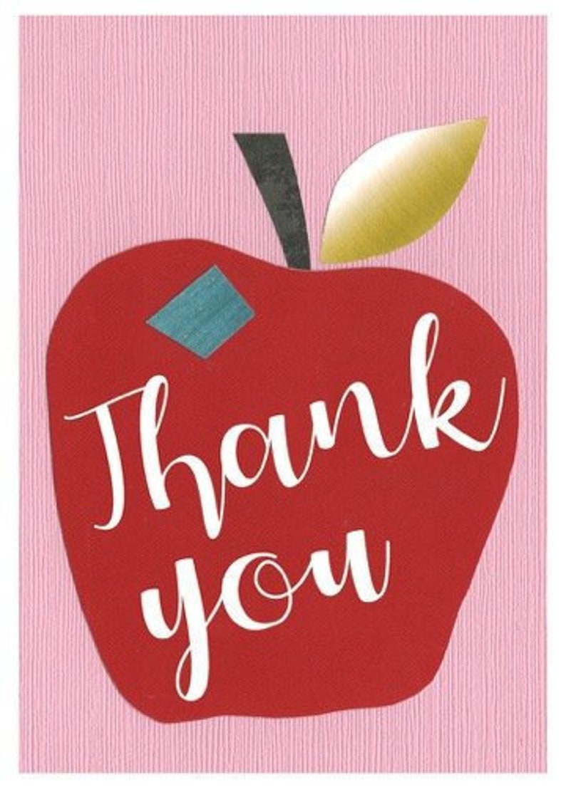 Thank You Apple - Etsy