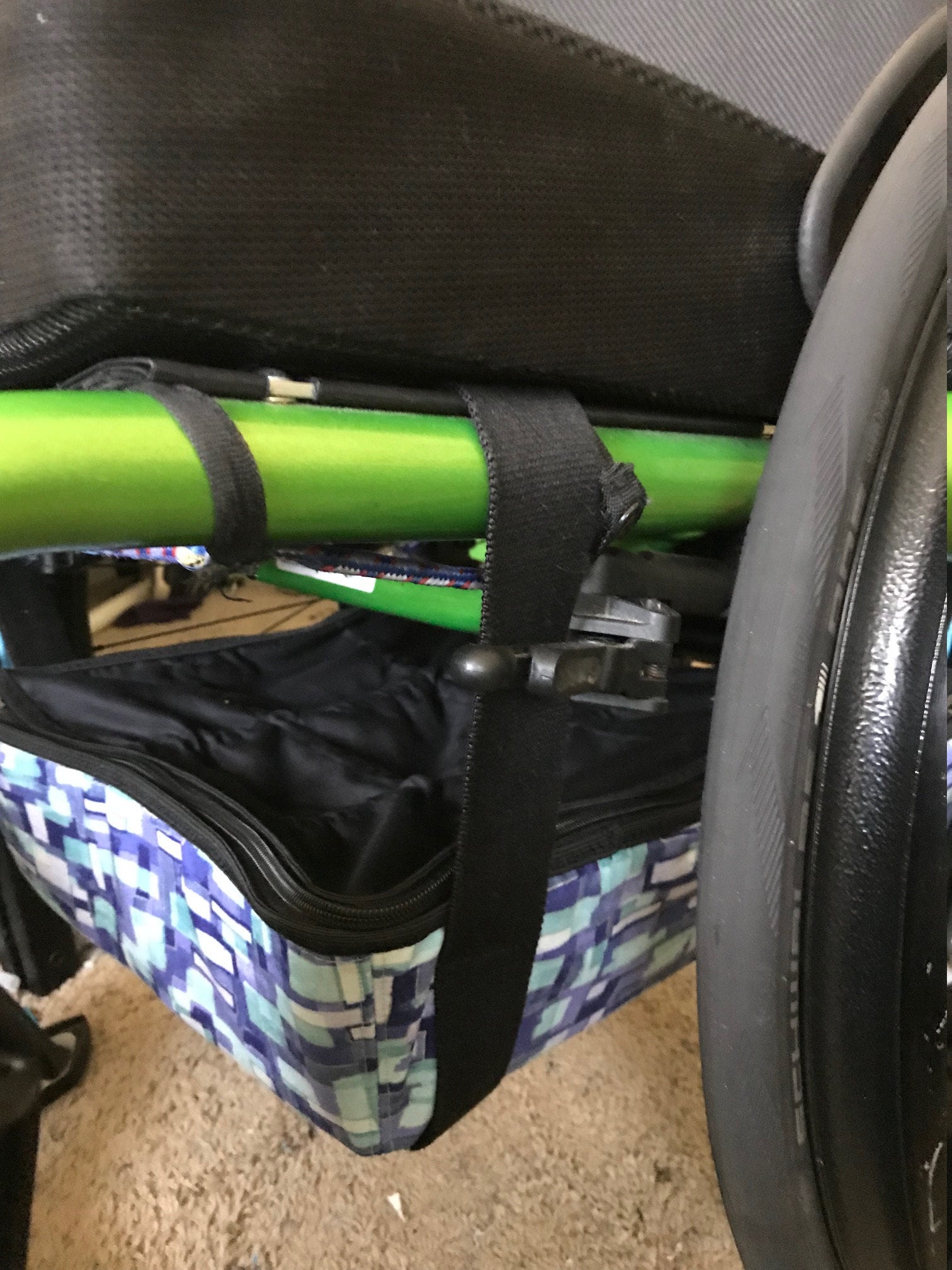 Wheelchair Under-the-seat Cargo Bag Zippered - Etsy