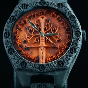 Tree of Gondor Bog Oak 1500 Years Lord of the Rings Wooden Watch for ...