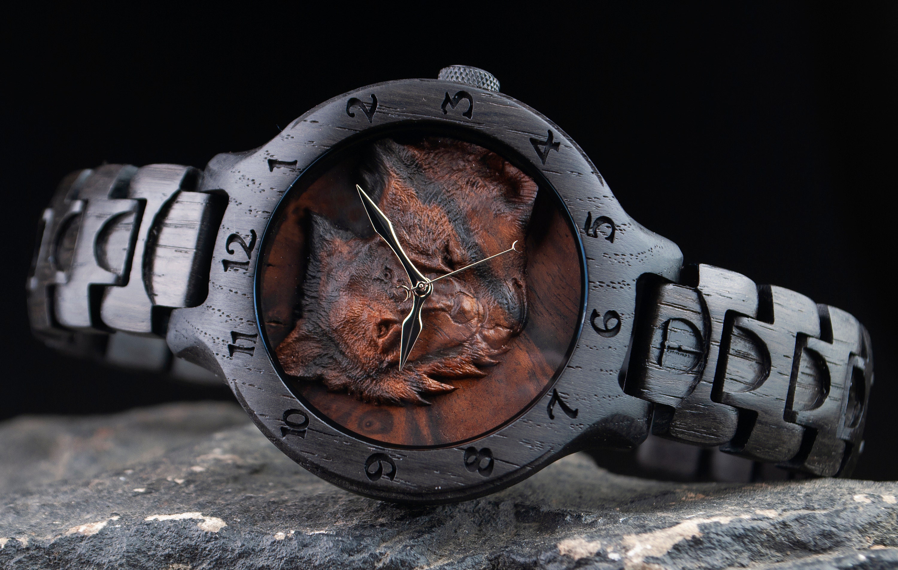 Wolf | God Oak| Wolves Jewelry | Mens Nautical Wood Watch | Gothic ...