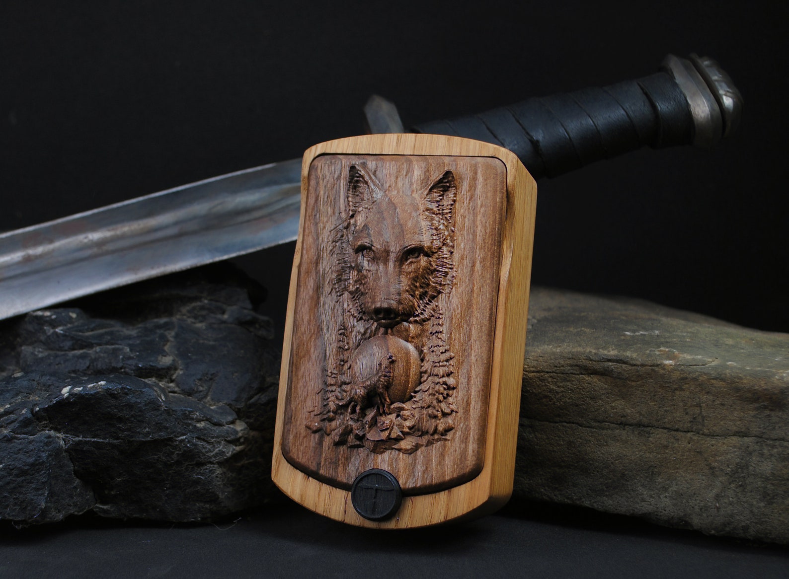 Wolf | God Oak| Wolves Jewelry | Mens Nautical Wood Watch | Gothic ...
