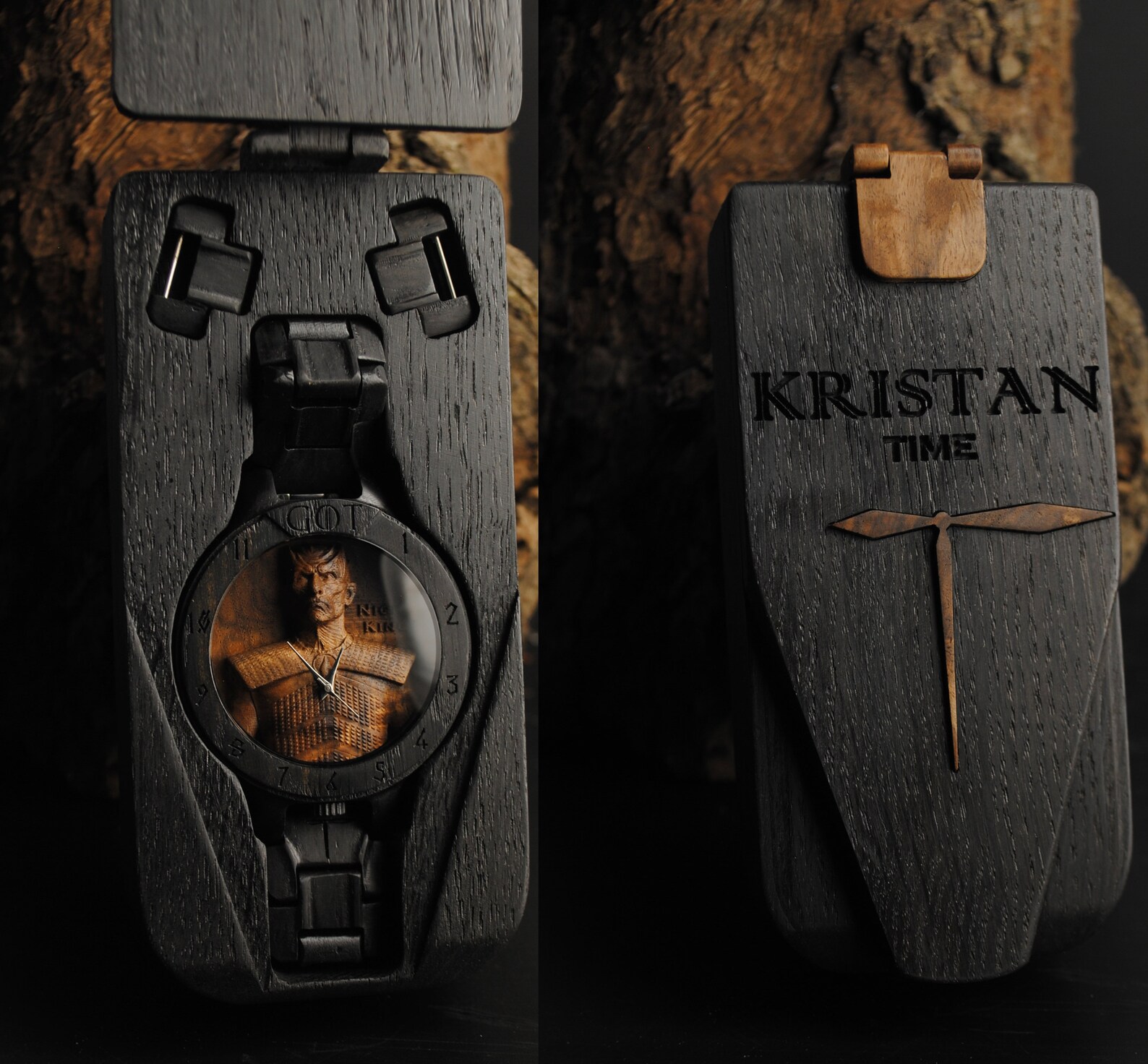 Night King Wooden Watch Game of Thrones Ice Dragon GOT | Etsy