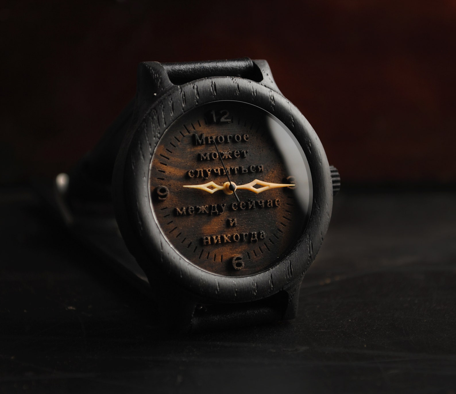 Custom Engraved Watch Wooden Watch Montre Bois Montre | Etsy