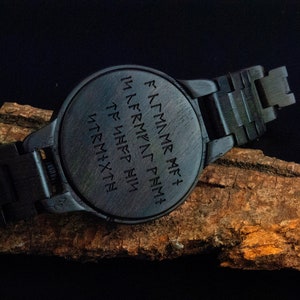 Lonely Warrior | Wooden Watch | Bog Oak | Vikings Cosplay | Medieval ...