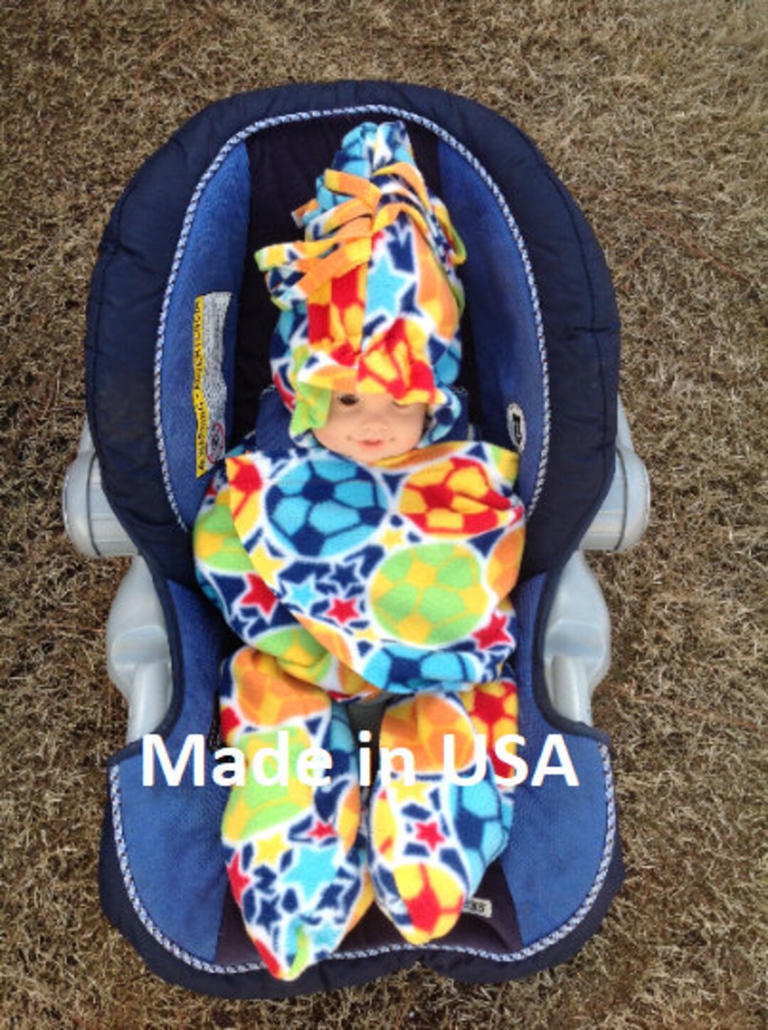 Soccer Ball and Stars Snuggle Wrap/made in Usa/machine Wash and Dry - Etsy