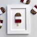 Glass Lolly Wall Art - Framed Fused Glass Fab Lolly Handmade in ...