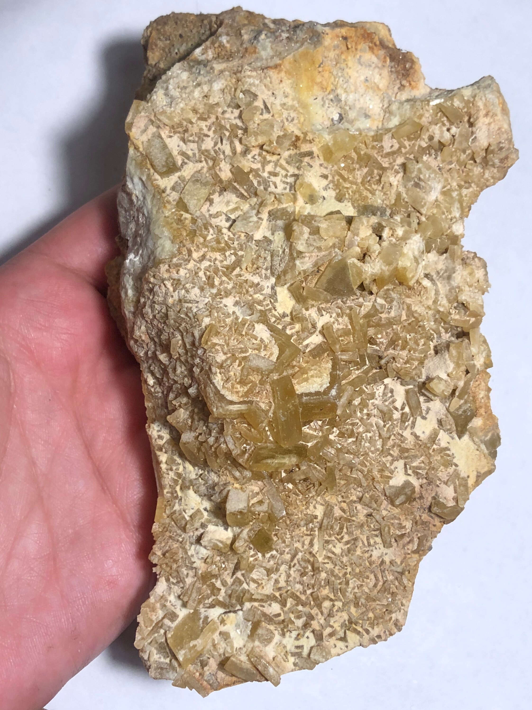 Huge Plate of Yellow Barite From Dreamchaser Claim Lane - Etsy