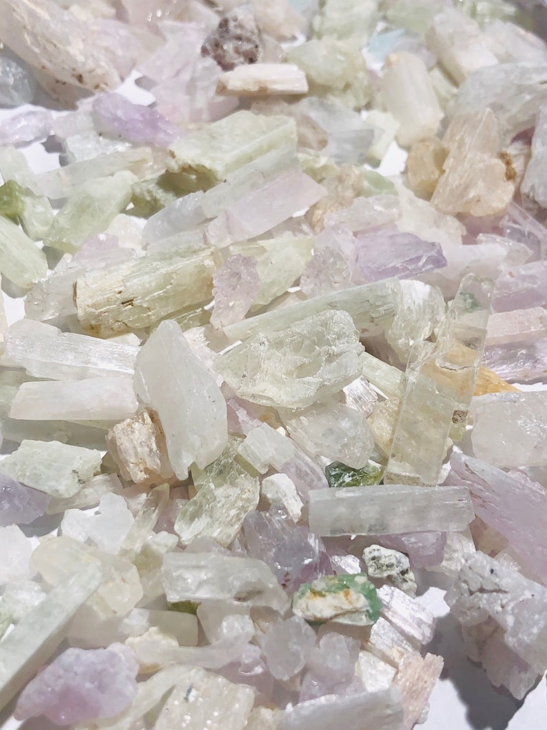 Bulk Kunzite Spodumene Crystals - Etsy Canada