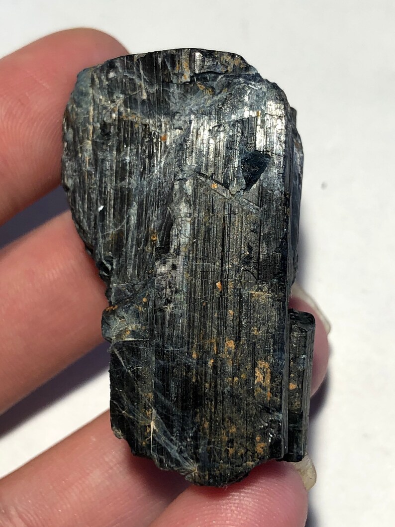 Blue Black Tourmaline From Namibia - Etsy