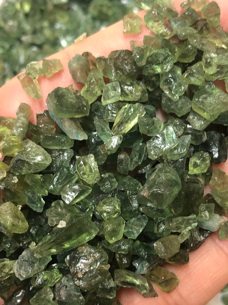 1lb Green Apatite Crystals | Etsy