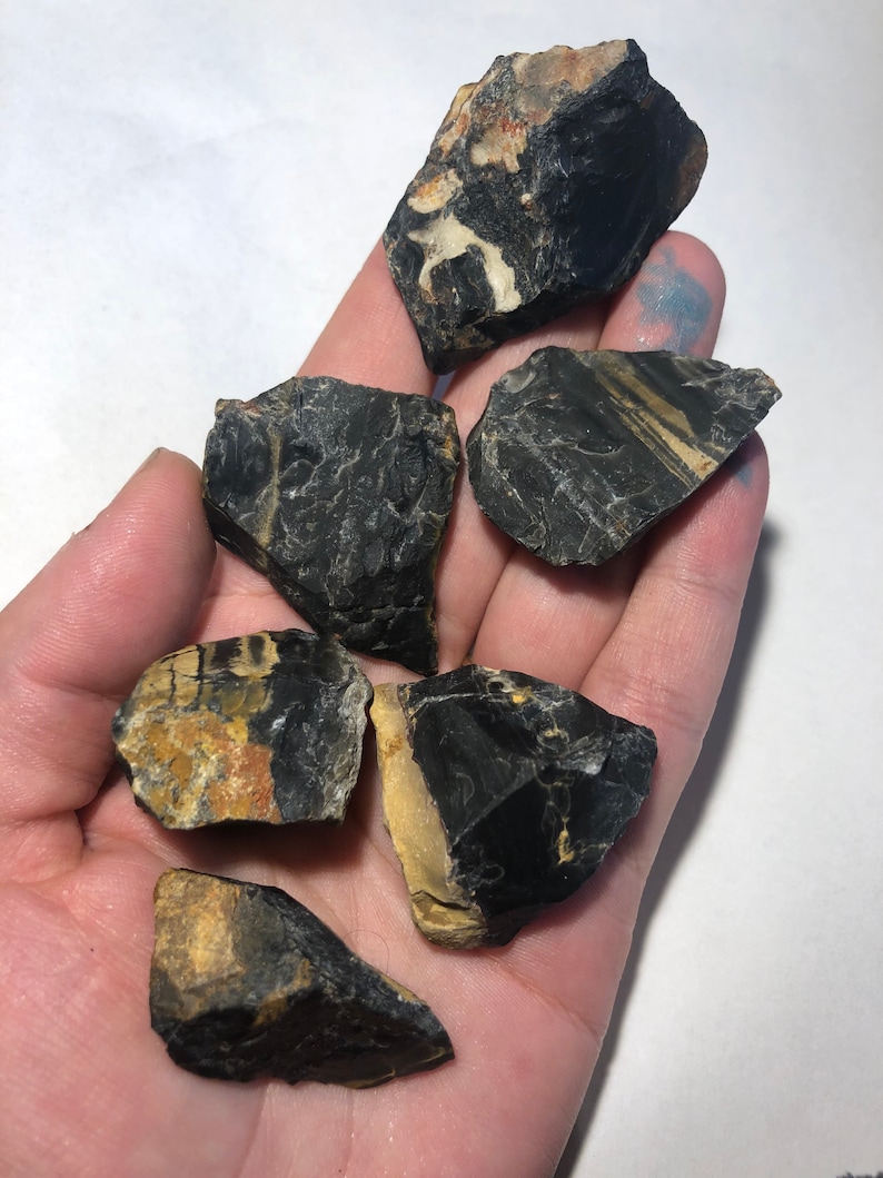 Natural Black Onyx Stone - Etsy