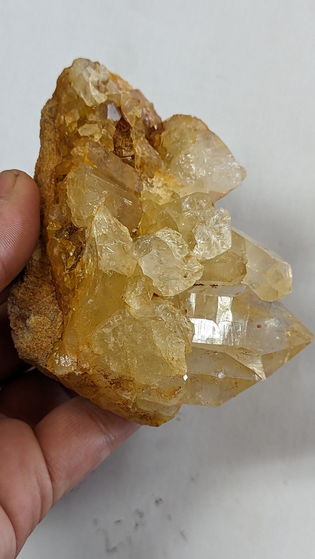Golden Healer Quartz Crystal Cluster From Arkansas - Etsy