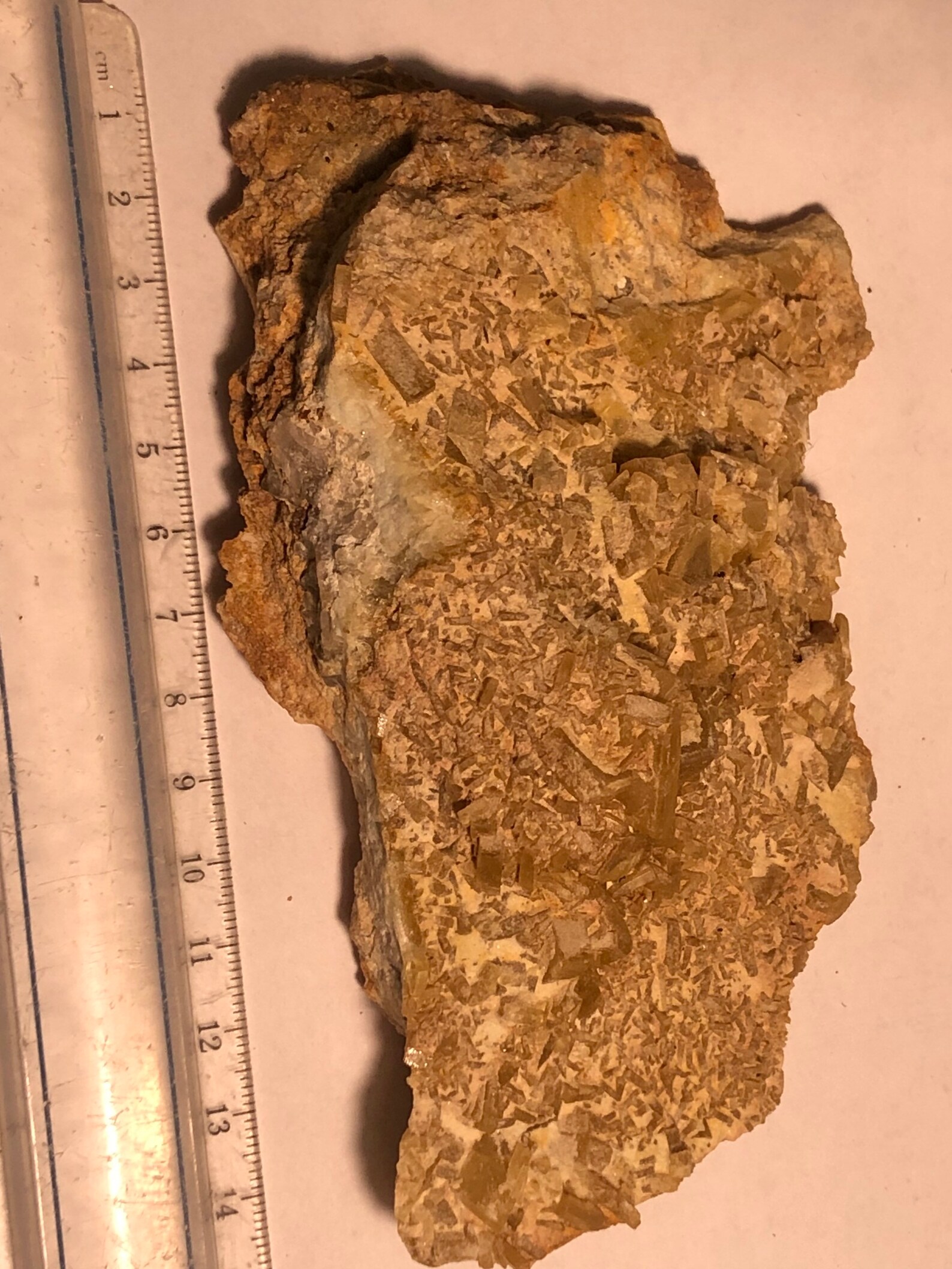 Huge Plate of Yellow Barite From Dreamchaser Claim Lane - Etsy