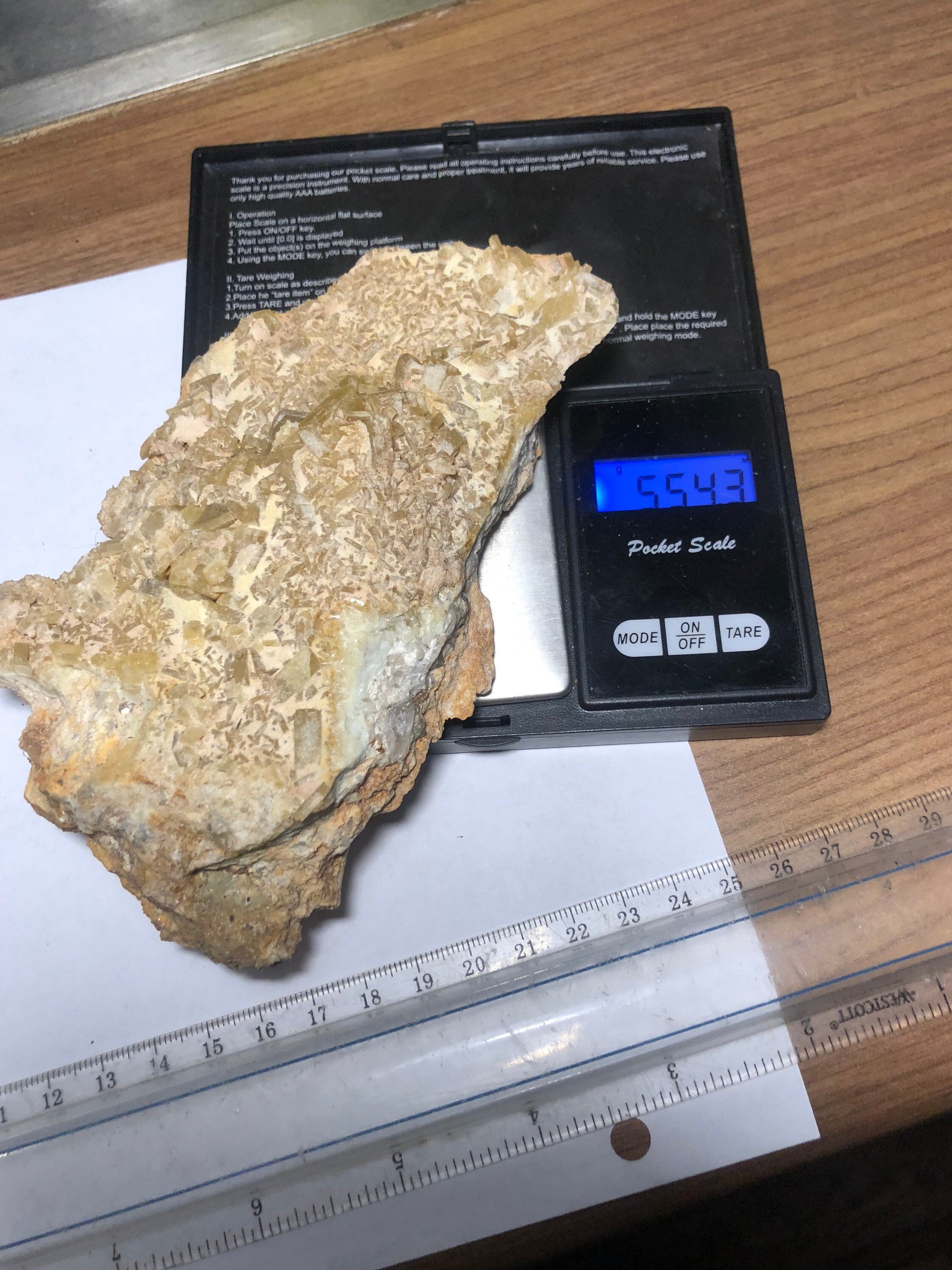 Huge Plate of Yellow Barite From Dreamchaser Claim Lane - Etsy