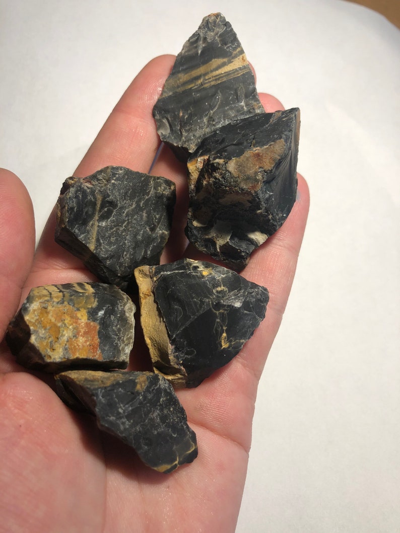 Natural Black Onyx Stone - Etsy