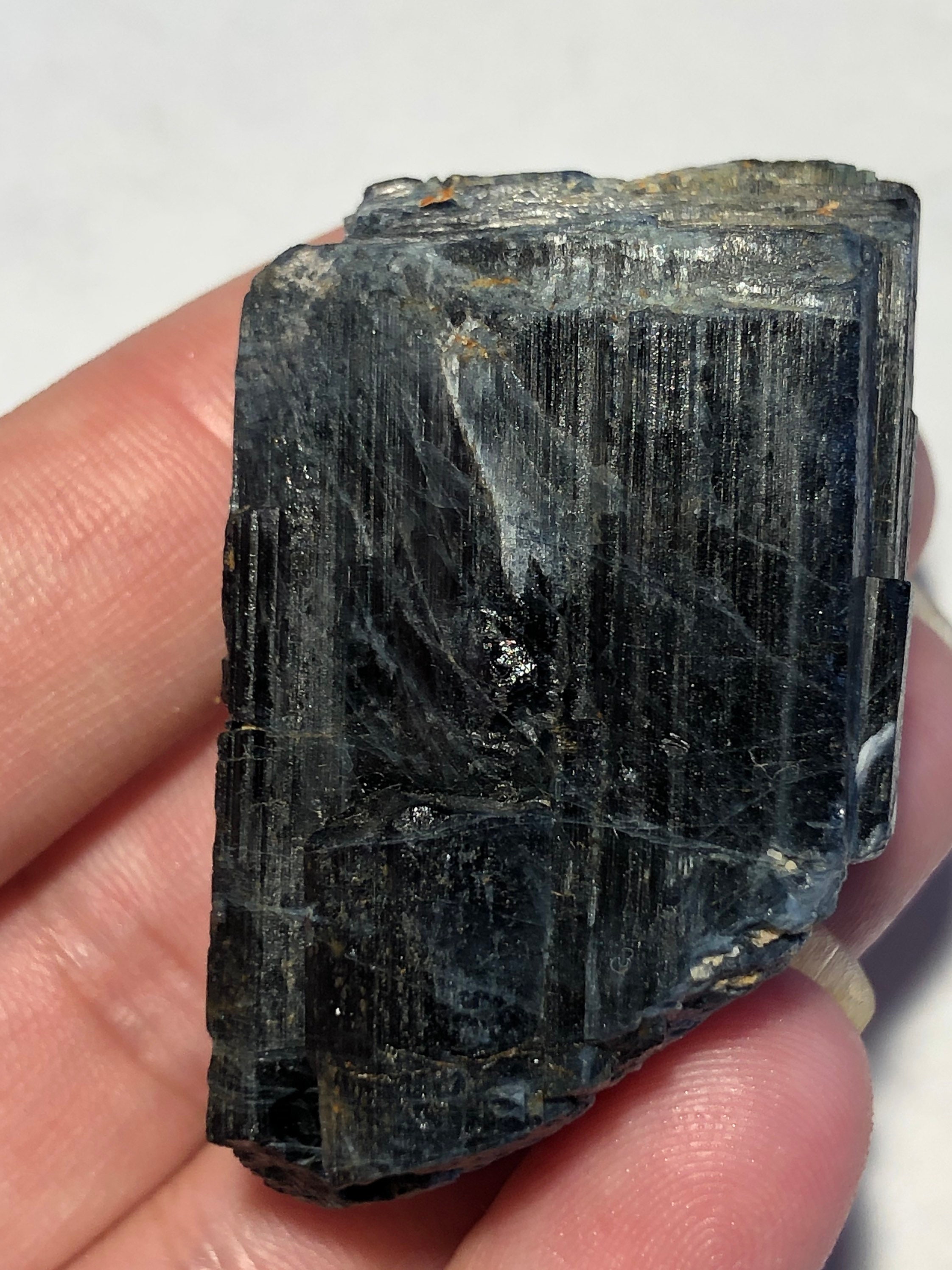 Blue Black Tourmaline From Namibia - Etsy