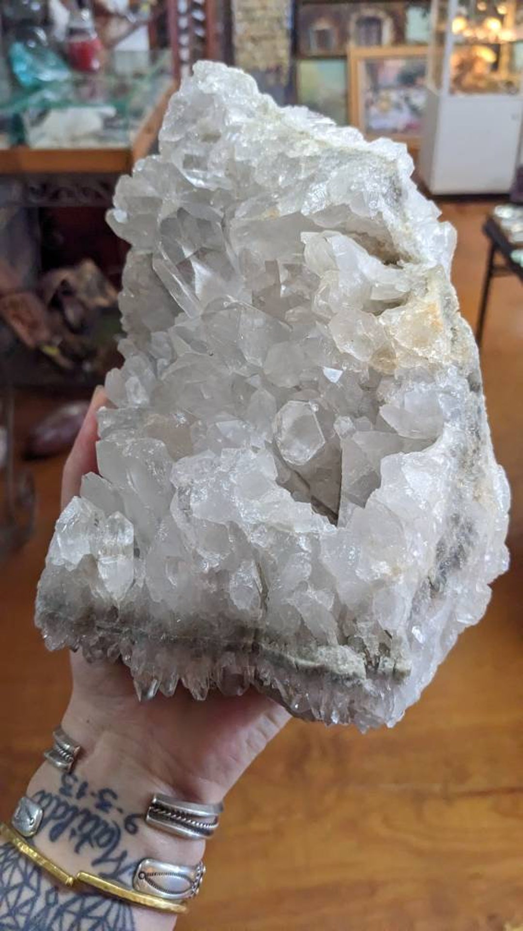 Big Epic Double Sided Elestial Quartz Cluster - Etsy