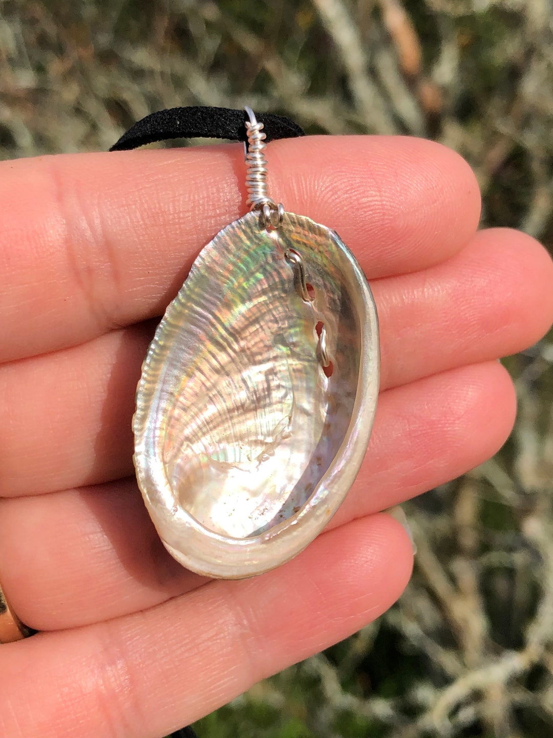 Abalone Shell Pendant - Etsy