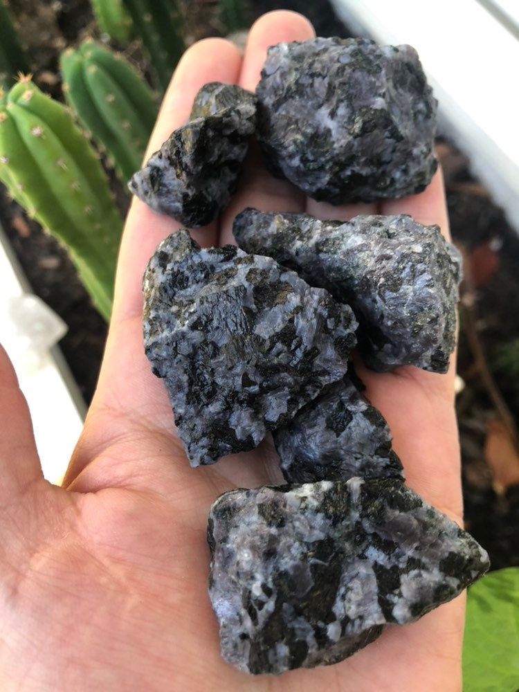 Indigo Gabbro Rough Raw Natural Rock 1 Piece | Etsy