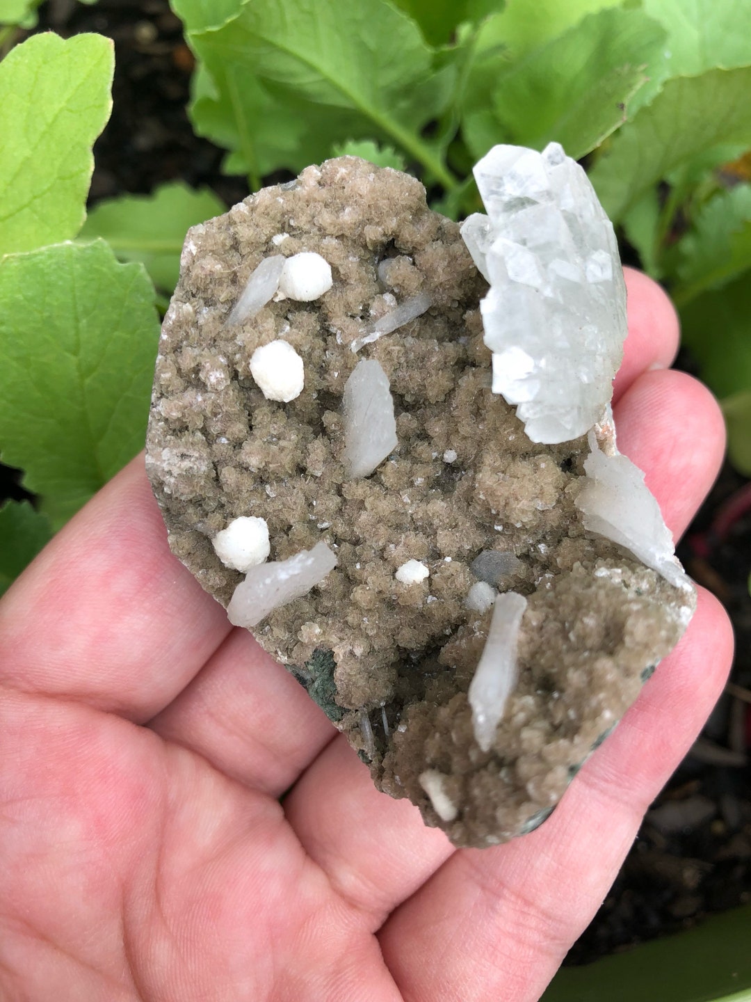 Zeolite Specimen With Apophylite, Stilbite, Heulandite Druze and ...