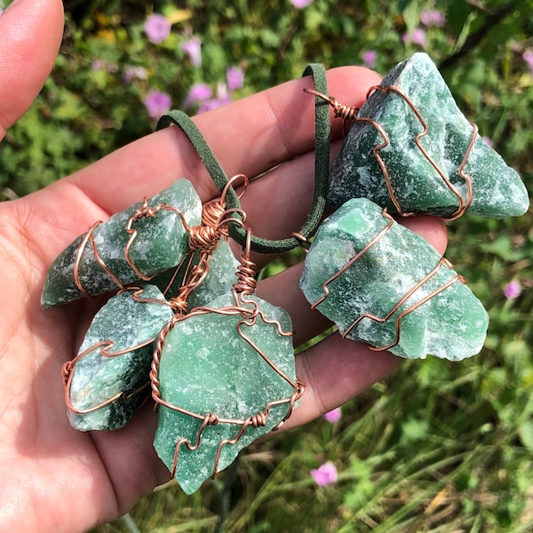Aventurine Pendant - Etsy
