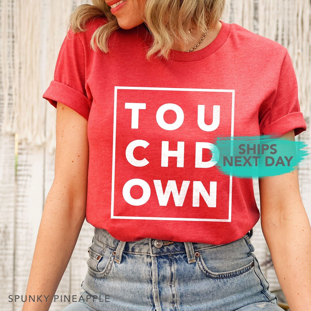 Touchdown Shirt Sport Team Colors Football Team Shirts Game - Etsy