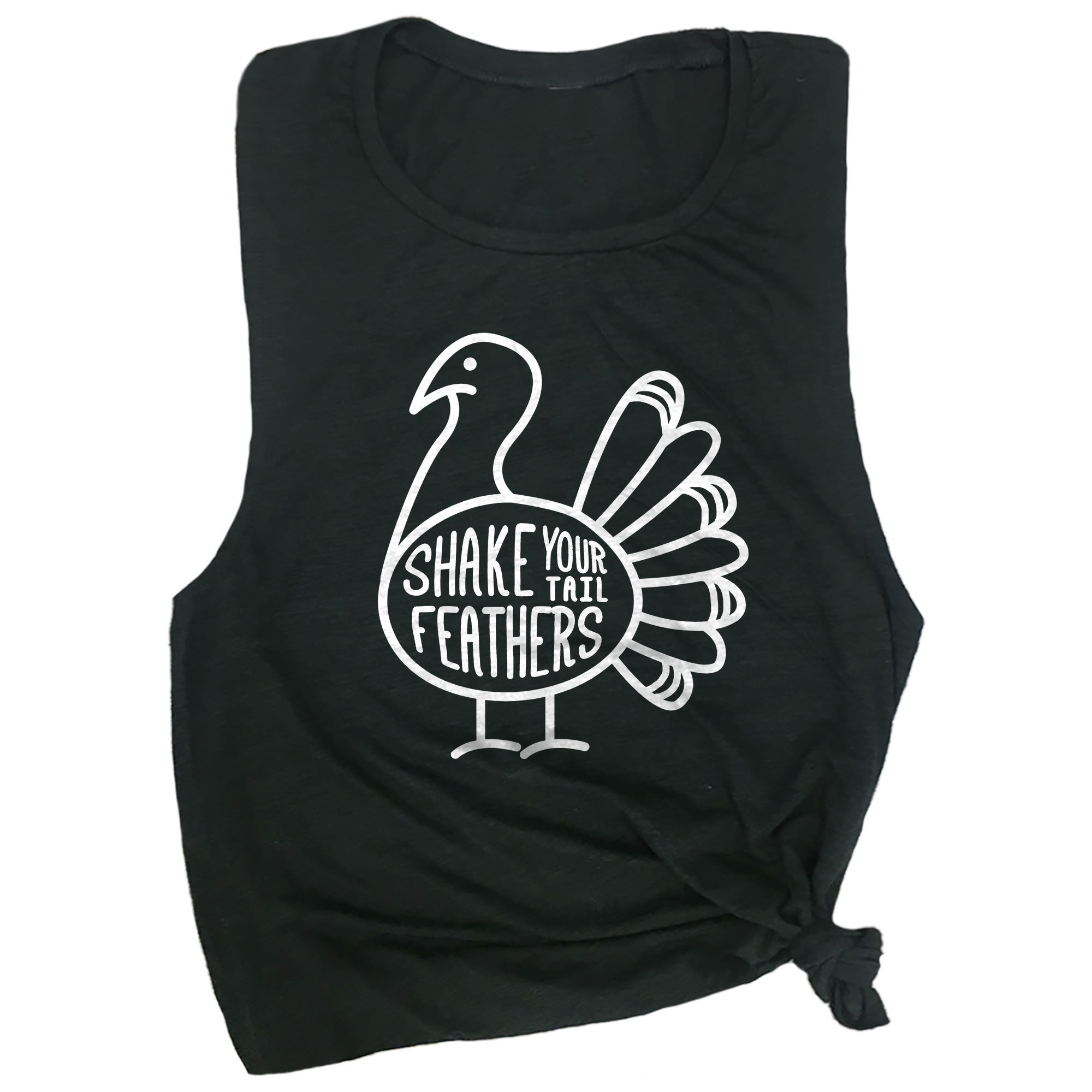 Shake Your Tail Feathers Muscle Tank Funny Thanksgiving | Etsy