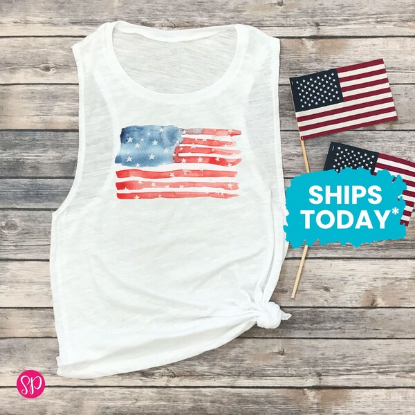 Patriotic Tank - Etsy