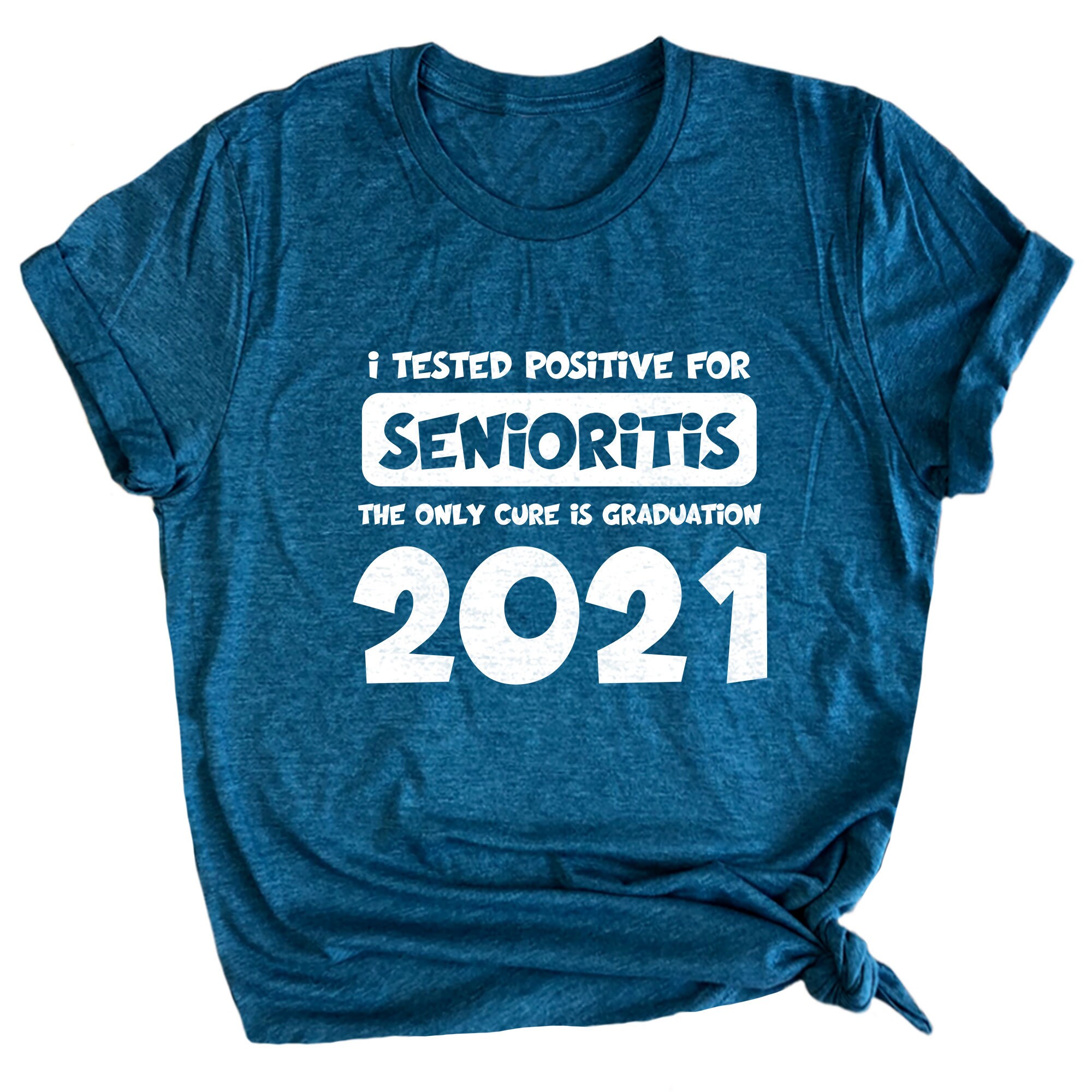 Senioritis 2021 Shirt Funny Graduation Shirts Class of 2021 | Etsy