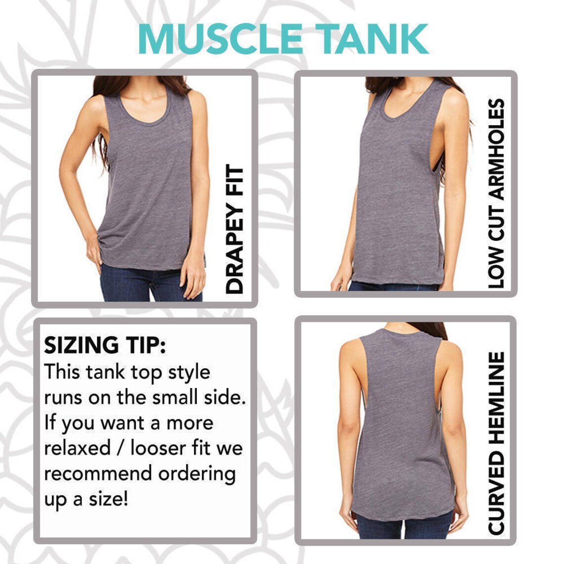 Workout Tanks with Sayings Women's Workout Muscle Tee | Etsy