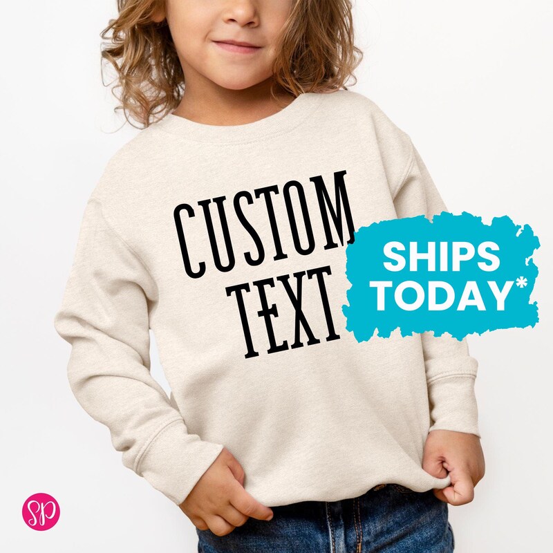 Personalized Kids Sweatshirt - Etsy
