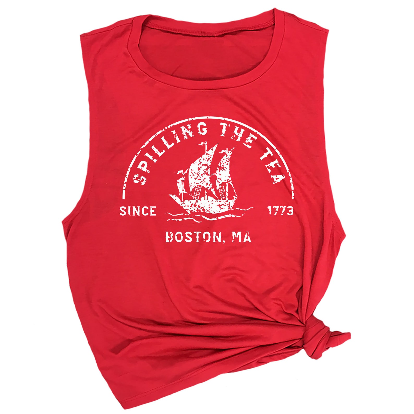 Boston Tea Party Graphic Tanks Spilling the Tea Since 1773 - Etsy