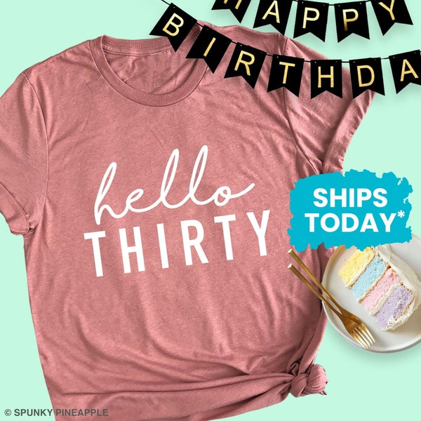 Thirty Year Old Shirt - Etsy