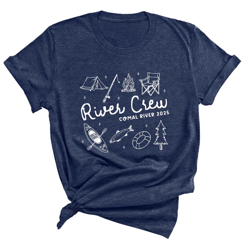 Personalized Coquette Doodle River Trip Shirt: River Crew With Custom ...