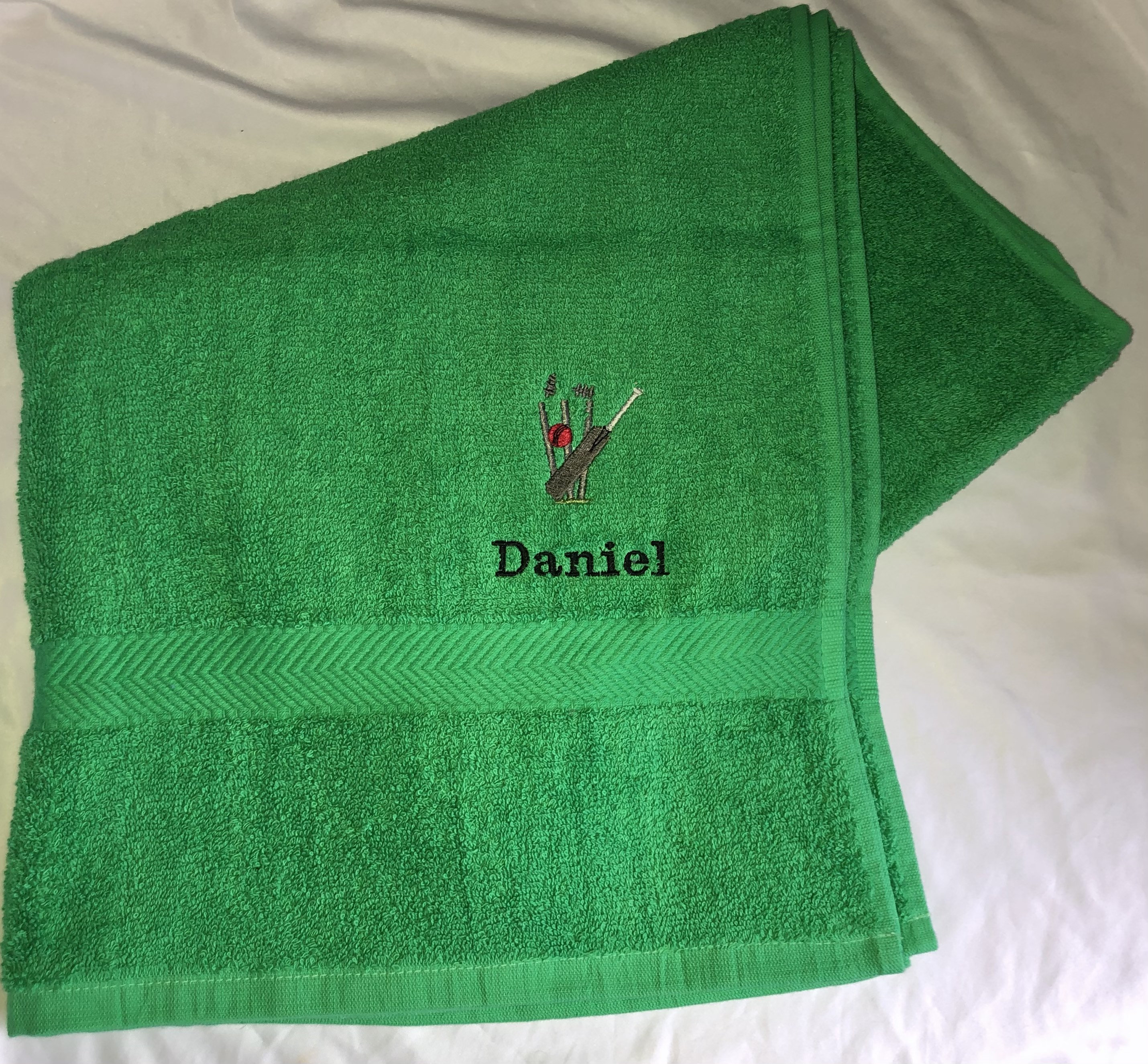 Personalised Cricket Gifts. Towels, Polo Shirts, Sweatshirts, Back ...