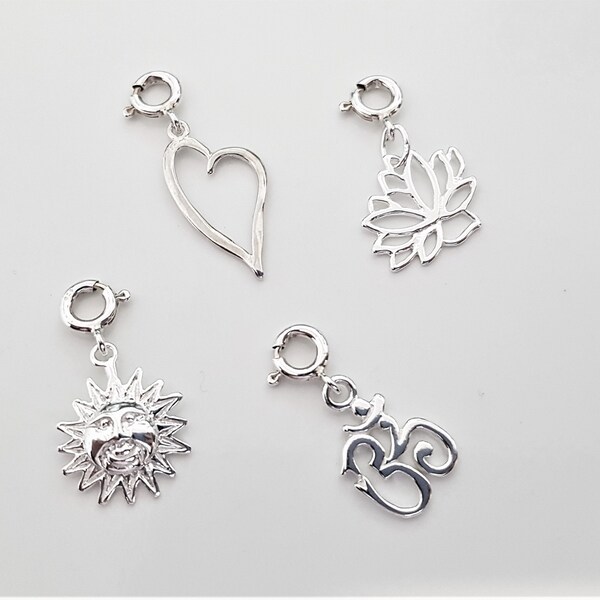 Silver Charms - Etsy
