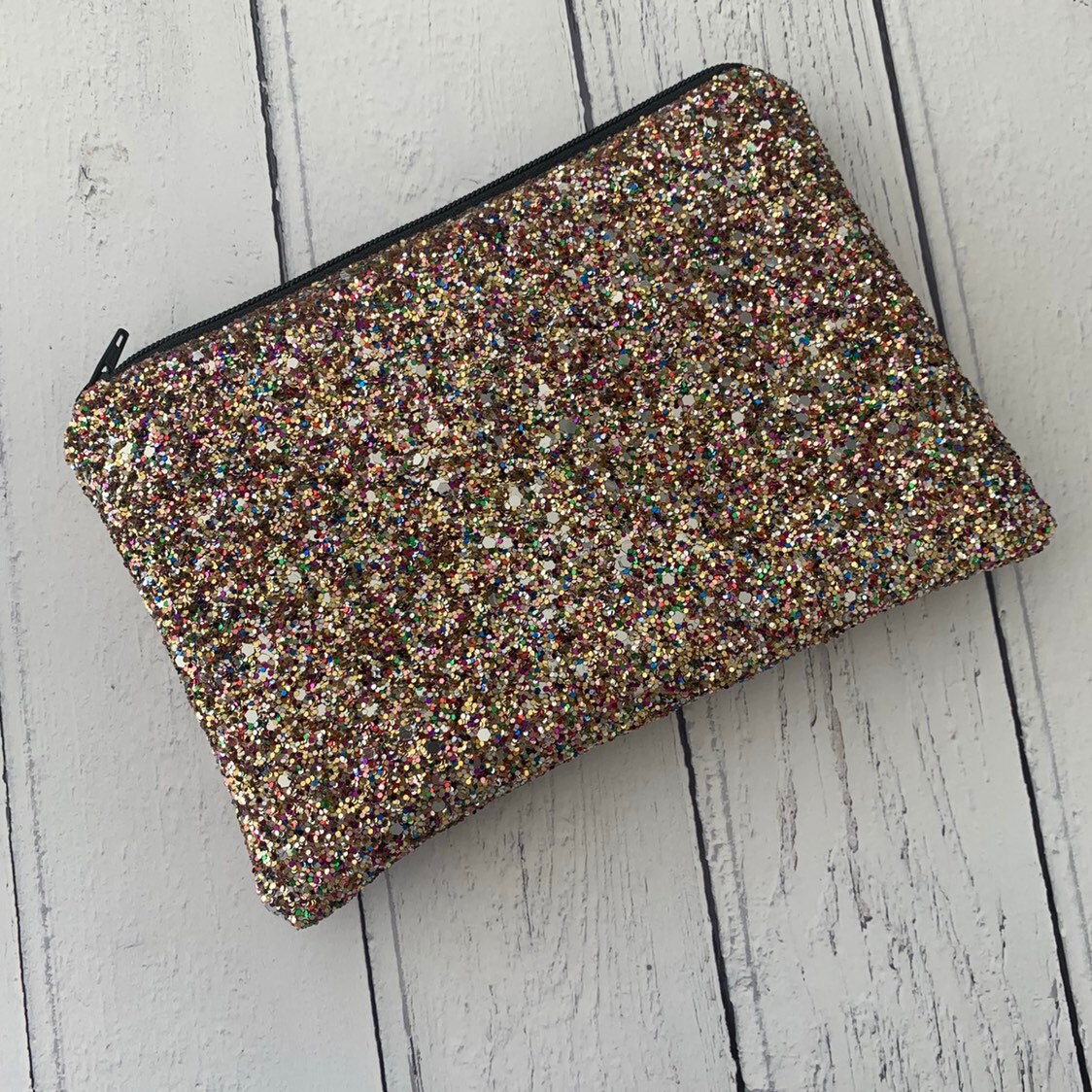 Confetti Gold Glitter Clutch Bag Gold Evening Bag Prom Bag - Etsy
